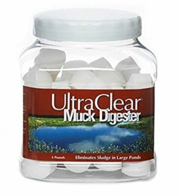 Ultra Clear Muck Digester Tabs 8 lb. Container 42906 Treats 2 Acres | eBay