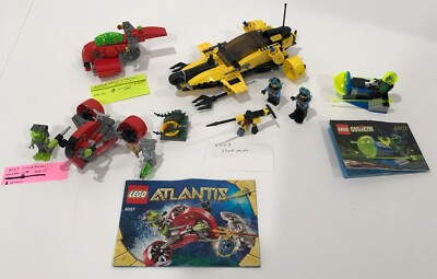 Lego Lot - 6903 Insectoids 7773 Aqua Raiders 8057 Wreck Raider 20013 ...