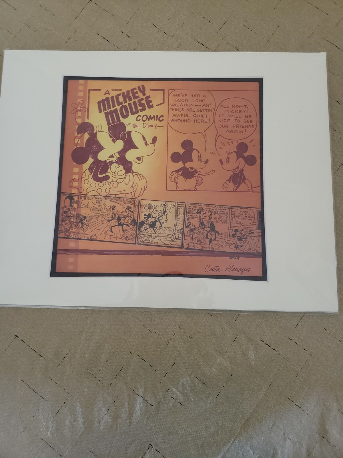 Disney Artist Print - Costa Alavezos - The Bad Bandito Of Inferno Gulch ...