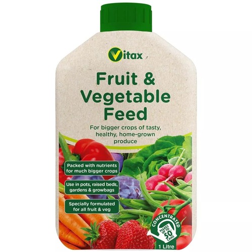 Vitax Fruit & Vegetable Feed Concentrate Liquid Fertiliser Strong ...