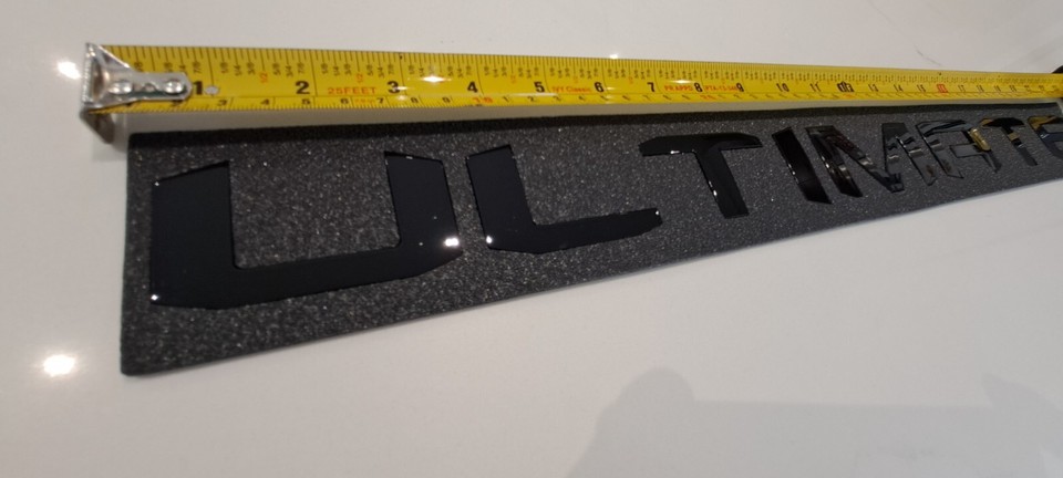 GMC DENALI ULTIMATE EMBLEMS BLACK | eBay