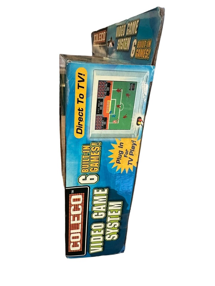 COLECO Video Game System 6 Games 2005 Soccer Hockey Racquetball +more ...