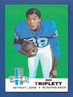 1969 TOPPS # 32 BILL TRIPLETT DETROIT LIONS EXMT+ | eBay
