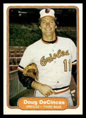 1982 Fleer #162 Doug DeCinces Baltimore Orioles Baseball card | eBay