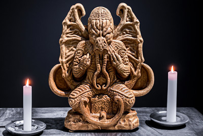 Cthulhu Statue Idol Cthulhu Totem Cthulhu Call Statue Lovecraft Water ...