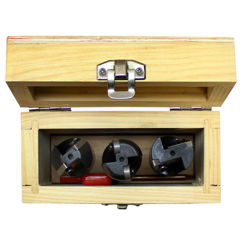 3/4'' Shank 45 90 Degree Little Hogger End Mill Set 1'' Head 2 Flutes ...