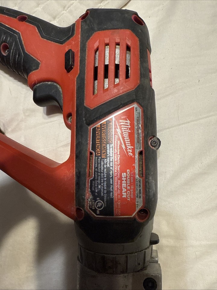 Milwaukee Double Cut Shear W/ M18 Battery | eBay