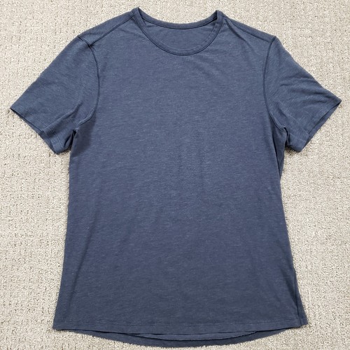 Lululemon Shirt Mens Medium 5 Year Basic Tee Navy Blue | eBay