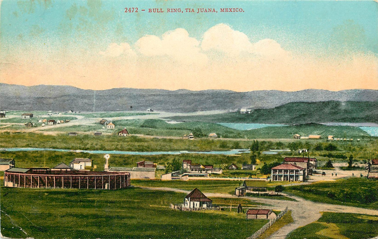 c1910 Mitchell Postcard 2472 Bull Ring, Tia Juana/ Tijuana Mexico ...