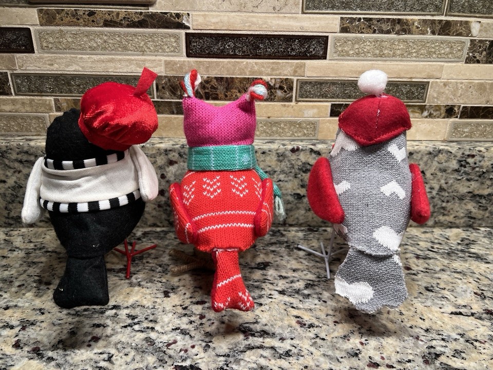 RARE Lot 3 Featherly Friends Walmart Walgreens Michaels Fabric Birds ...