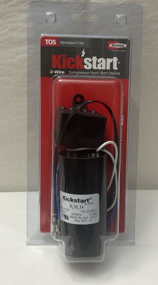 New Kickstart T05 2-Wire Compressor Hard Start Device Rectorseal 98503 ...