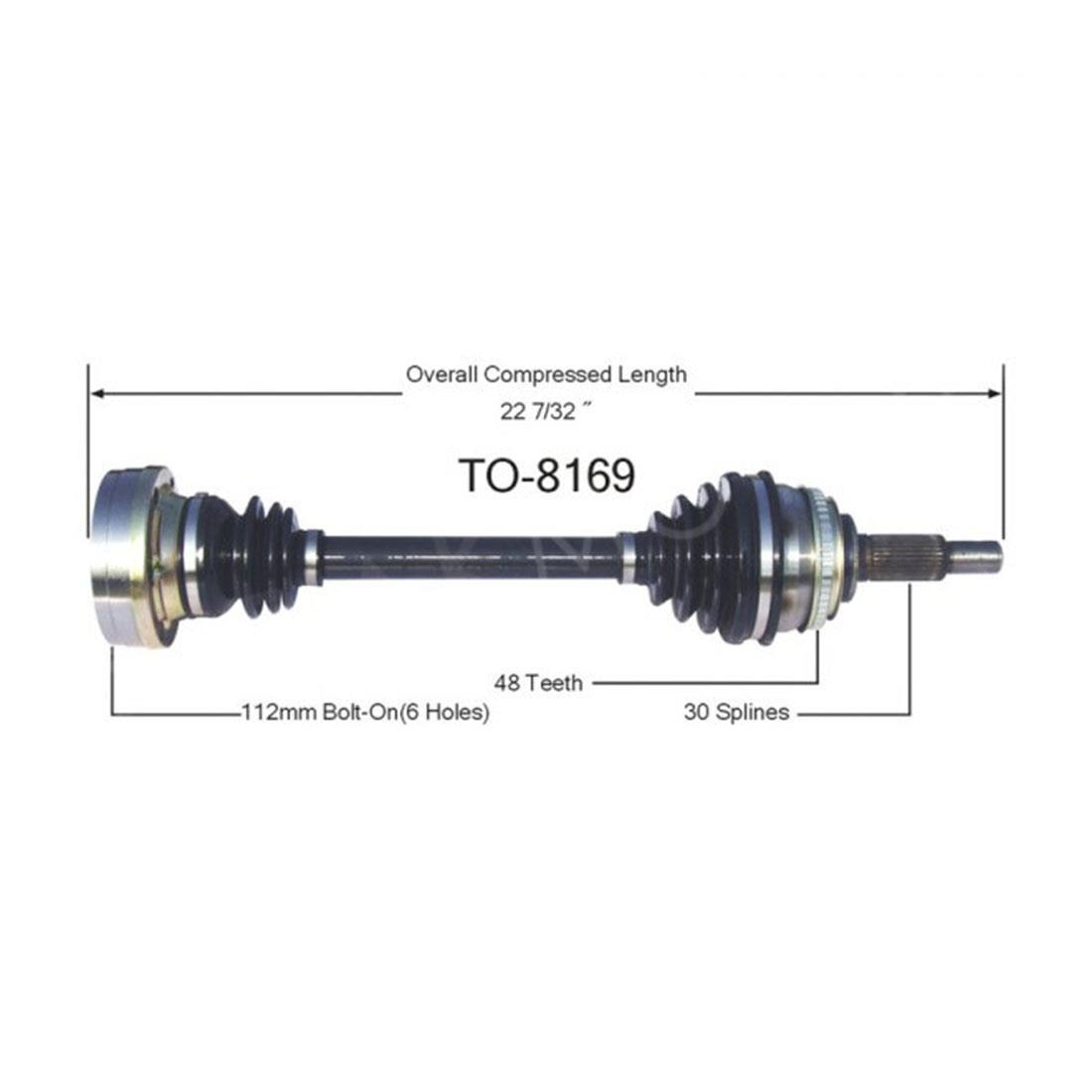 Front Right CV Axle Joint Shaft For Lexus RX300 FWD 3.0L 1999 CA | eBay