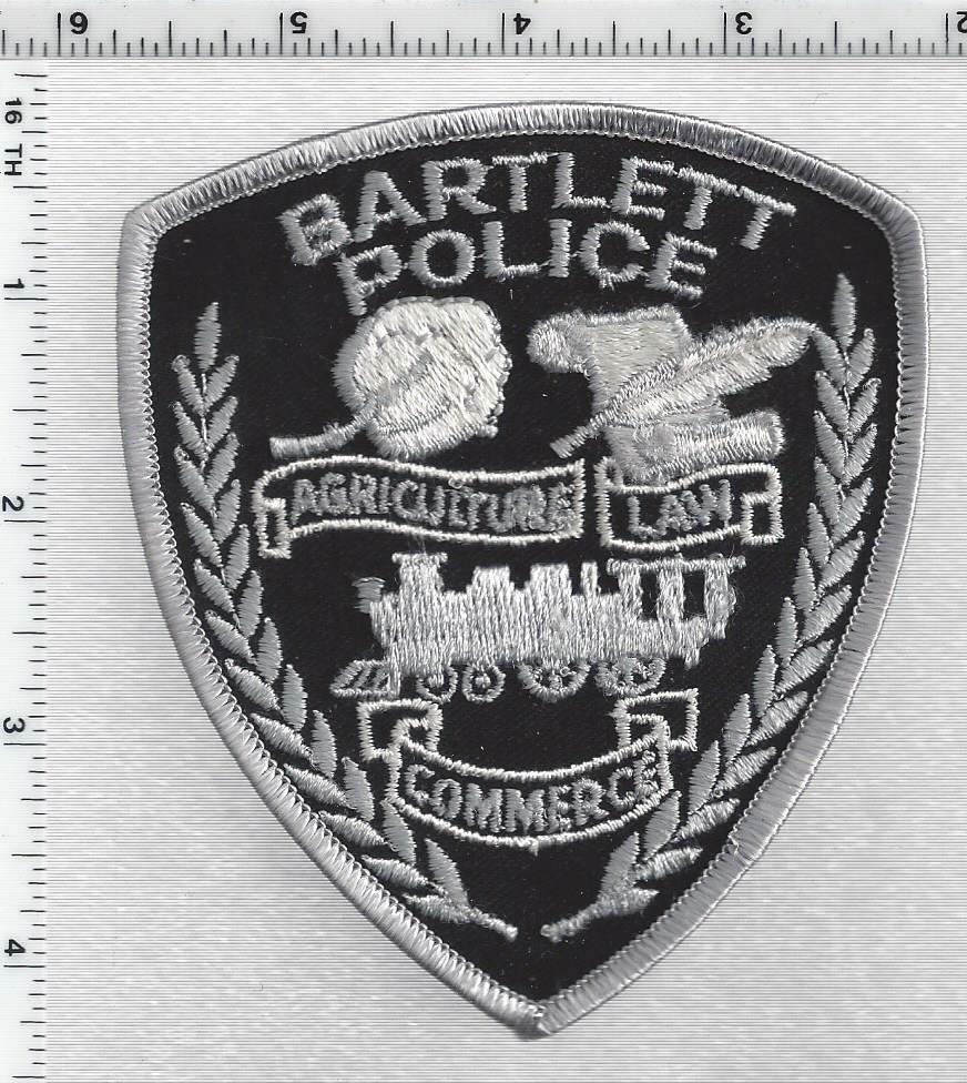 Bartlett Police (Tennessee) 1st Issue Subdued Shoulder Patch | eBay