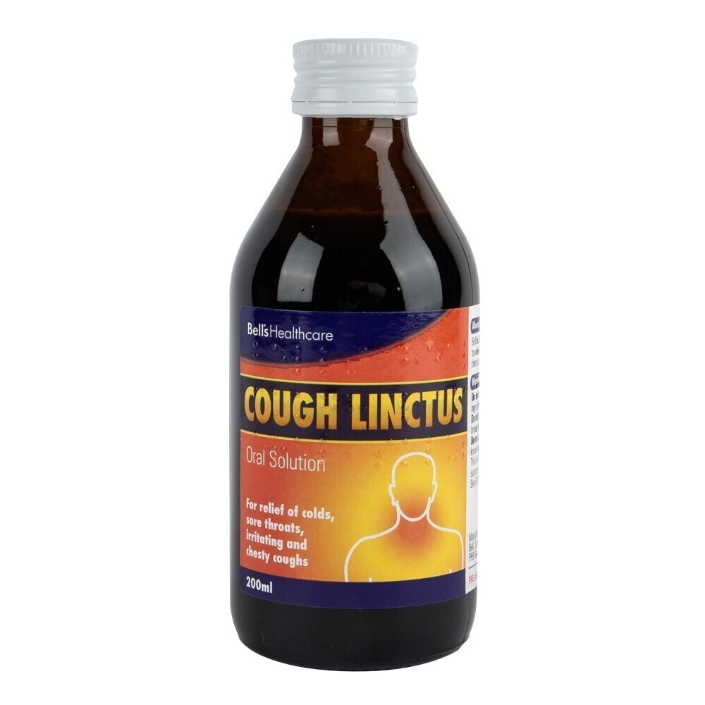 Bell's Cough Linctus Relief Of Colds, Sore Throats & Chesty Coughs ...