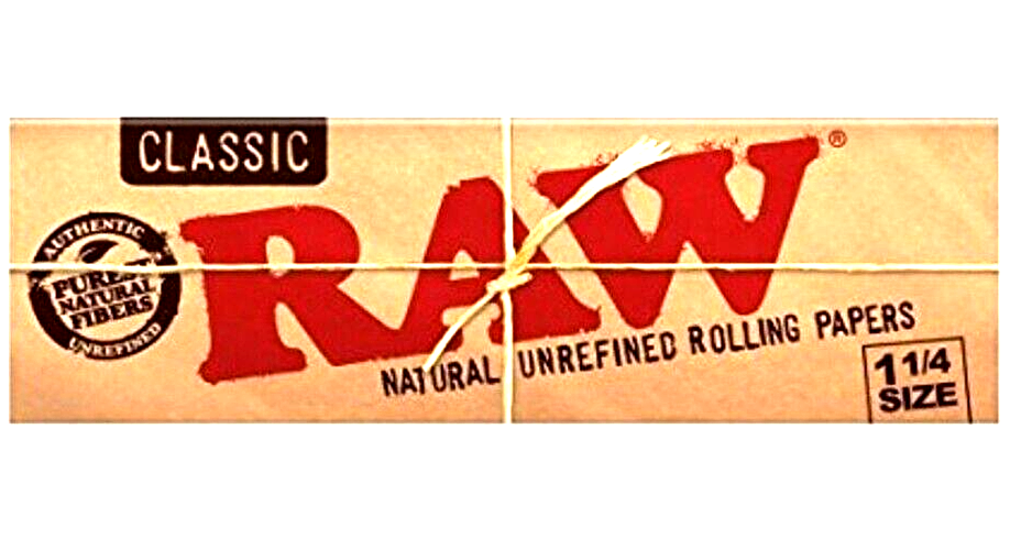 4x Raw 1 1/4 Rolling Papers Classic Unrefined 50 LVS/PK 4 Packs *USA ...