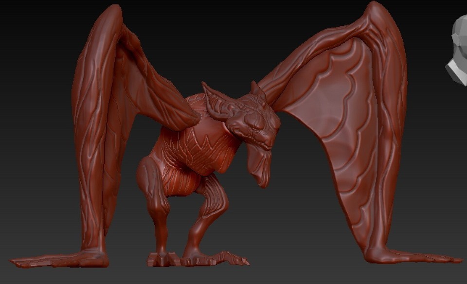 Son of Mortis (Creature Form) for 3.75 in & 6 in Figure Diorama (1:18 ...