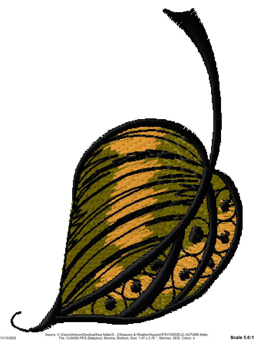 96 FALL SEASON AUTUMN EMBROIDERY MACHINE DESIGNS COLLECTION PES USB | eBay