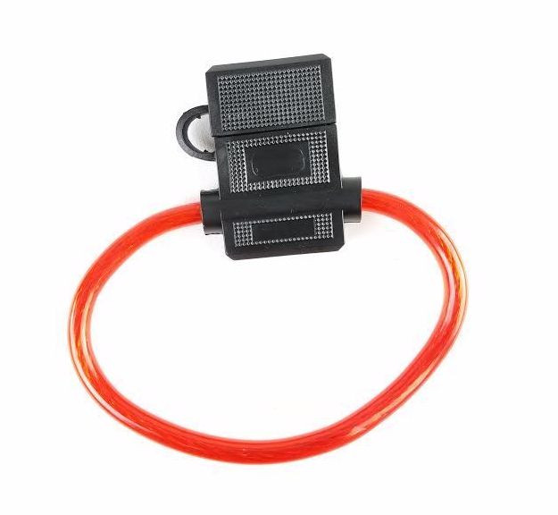 5 Pack 16 Gauge In-line ATC Fuse Holder w/ Cover + 4 AMP Fuse New Car ...
