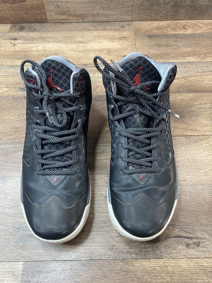 Nike Jordan Prime Mania X Flywire 769931-004 Sz 10.5 Black, white red ...