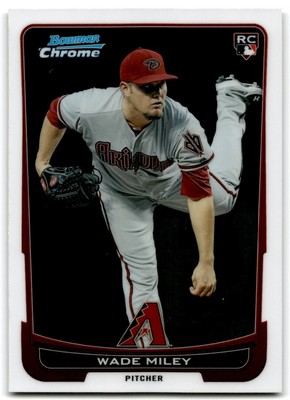 2012 Bowman Chrome Wade Miley Rookie Arizona Diamondbacks #159 | eBay