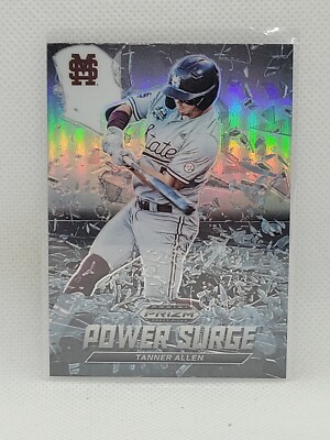 Tanner Allen 2021 Prizm Draft Pick Power Surge Prizm Rookie #PSTA NrMt ...