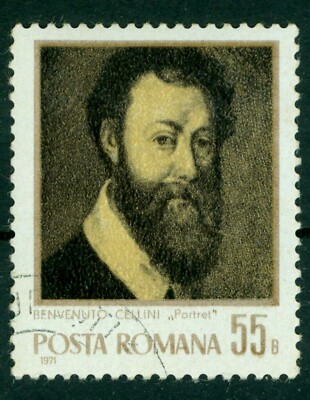 1971 Benvenuto Cellini,goldsmith,sculptor,draftsman,author,Romania,2980 ...