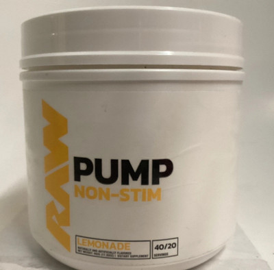 RAW Pump Stim-Free Pre-Workout – Lemonade – 40 Servings | eBay