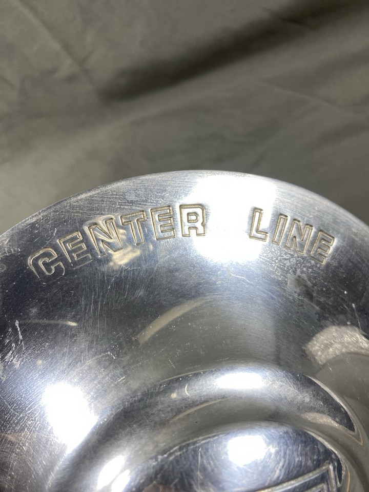 Center Line Center Wheel Hub Cap CS-134 Centerline 7” diameter Polished ...