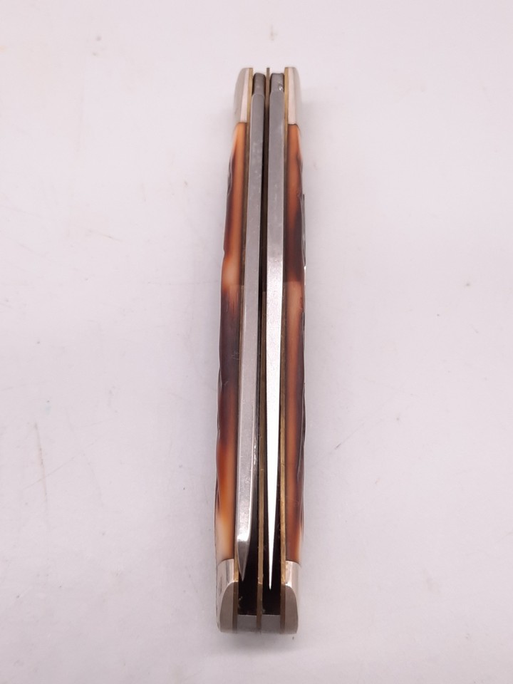 Vintage Rigid Knives Trapper Pocket Knife RH72 Two Blade W/ Box | eBay