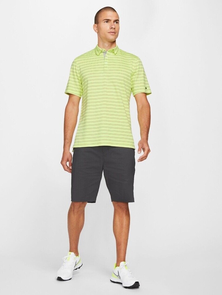 Nike Golf Polo Men's 2XL XXL PGA Tour Edition Volt Green Yellow Dri-Fit ...