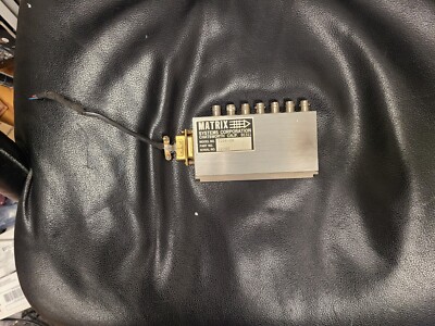 MATRIX SYSTEMS 7106-dr Coaxial Relay Module RF 6 channels Switch | eBay