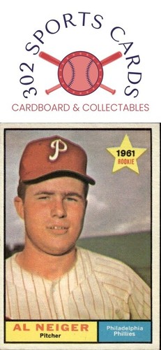 1961 Topps #202 Al Neiger | eBay