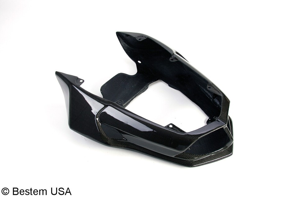 10-13 Yamaha FZ8 FZ-8 Fazer Carbon Fiber Tail Cowl Fairing Subframe ...