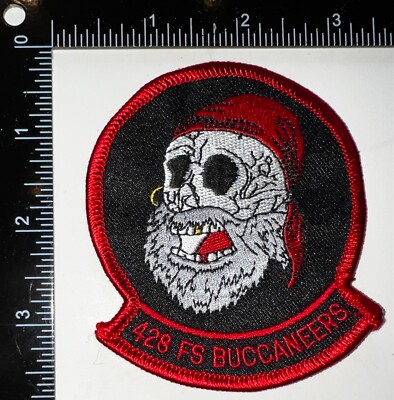 USAF 428th Fighter Squadron Buccaneers Patch | eBay