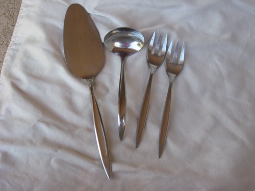 Linmark Stainless LNM1 / LNM 1 - Ladle, Pie Server, Salad Forks / 4 ...
