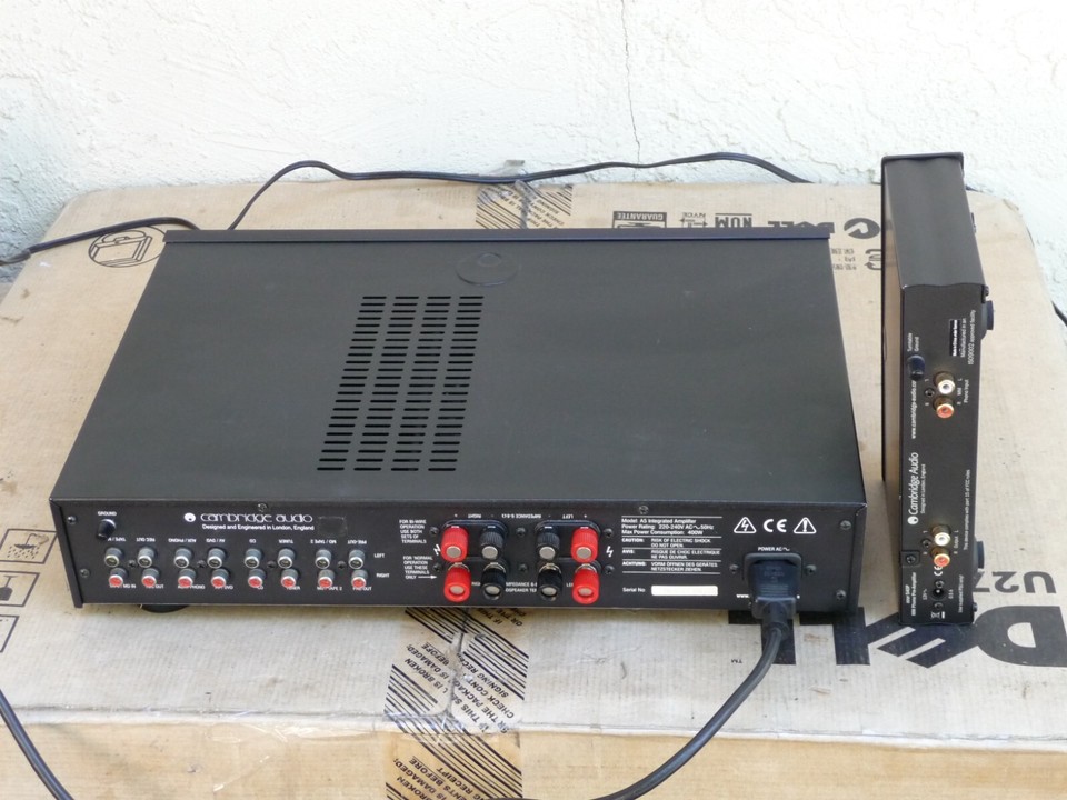 Cambridge Audio A5 Stereo Integrated Amplifier + 540P MM Phono Pre ...