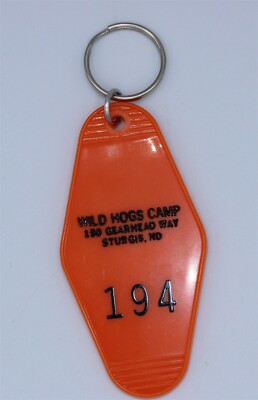 Junkyard Glam Motel Keychain Wild Hogs Camp Fun Key Fob Random Room ...