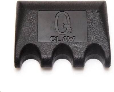 Q-Claw Portable Pool/Billiards Cue Stick Holder/Rack - 3 Place - BLACK ...
