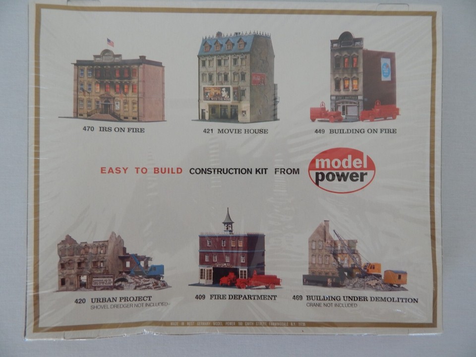 Model Power # 602 HO Scale Interior and Lighting Kit 98 Pieces New | eBay