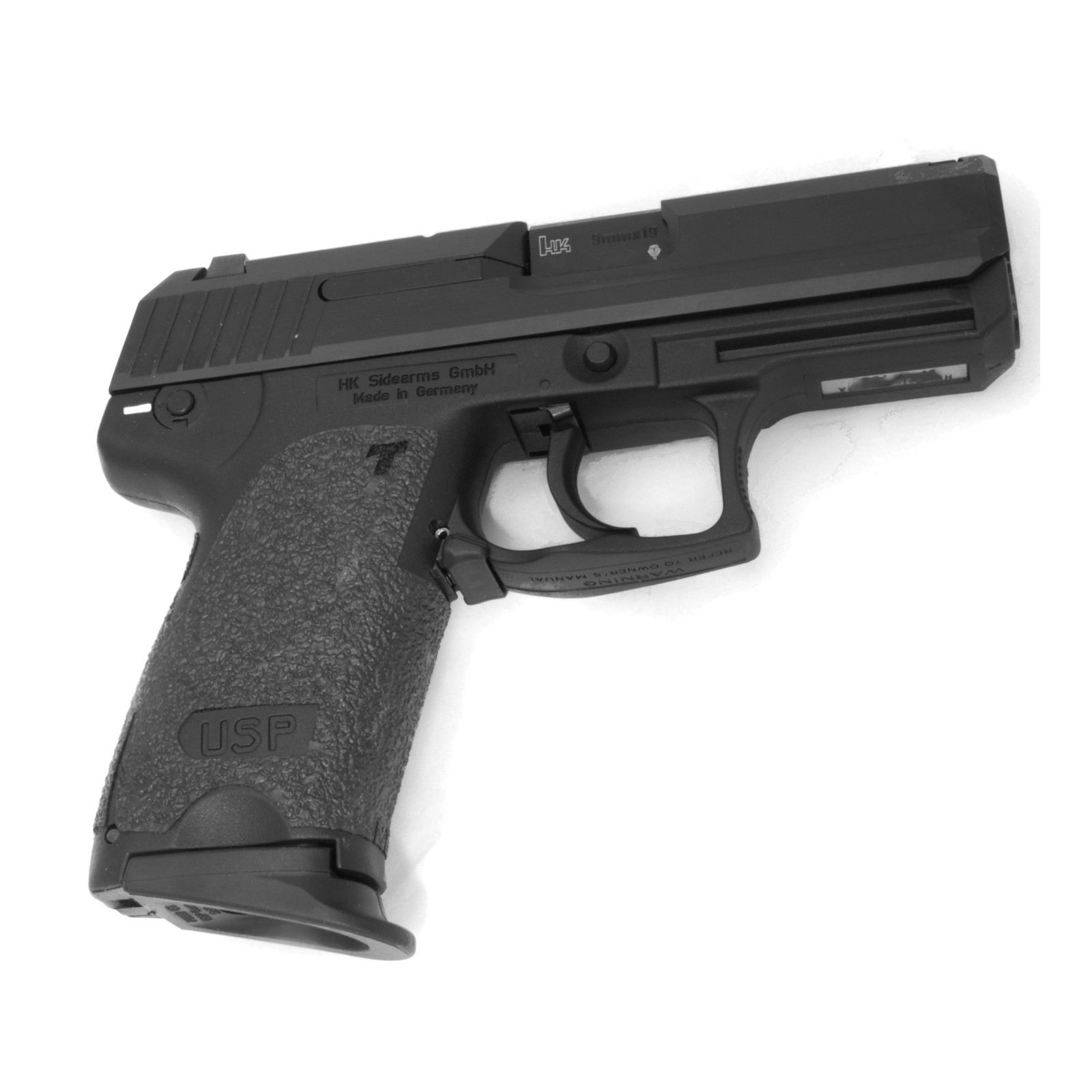 Talon Grips for Heckler & Koch USP Compact 9mm/.40 Black Rubber Texture ...