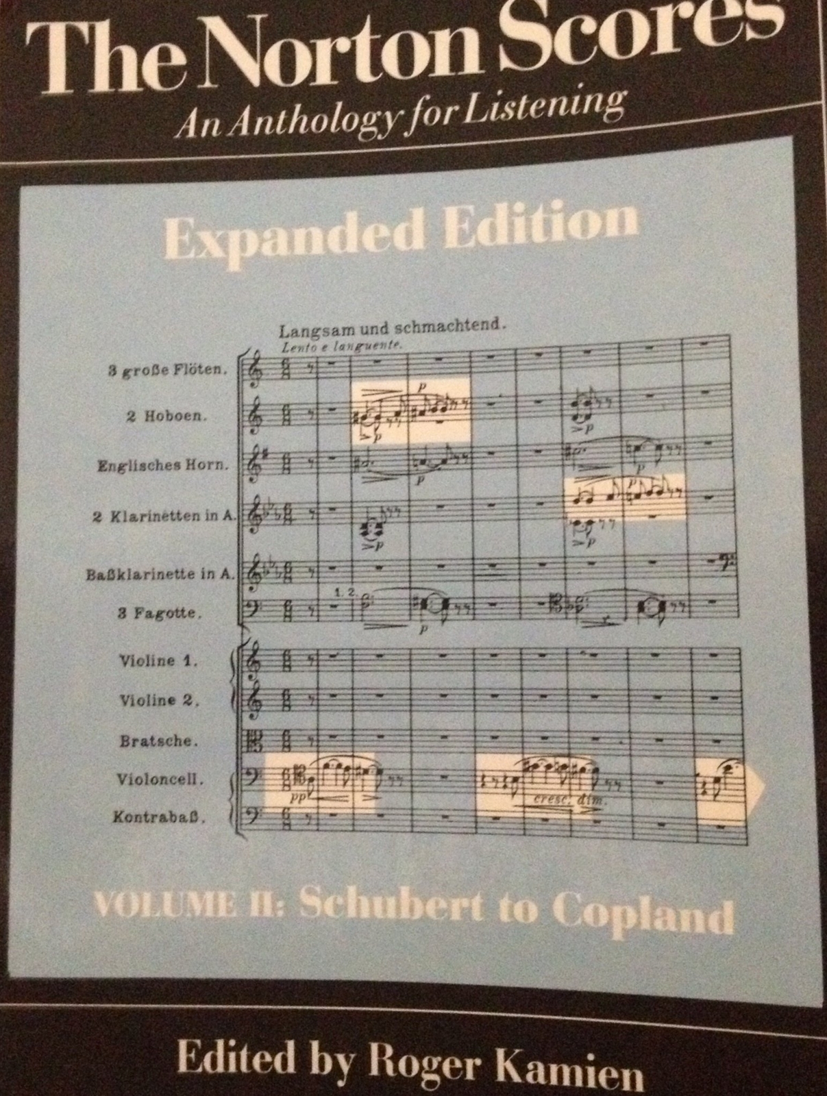 Norton Scores, The: An Anthology for Listening - Volume II: Schubert to ...