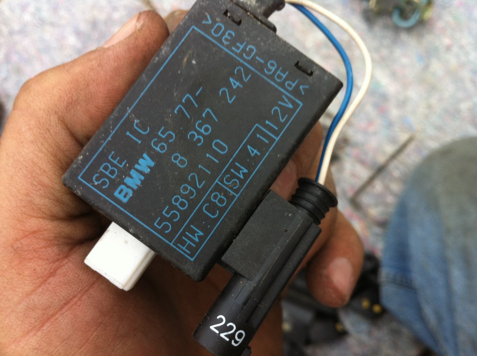 BMW E36 E34 E39 E46 seat sensor occupancy module 328i 540i 530i 850i ...