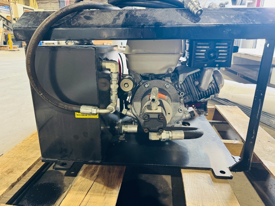 Hydraulic Detachable Gooseneck (lowboy) Pony Motor and Hydraulic Pump ...