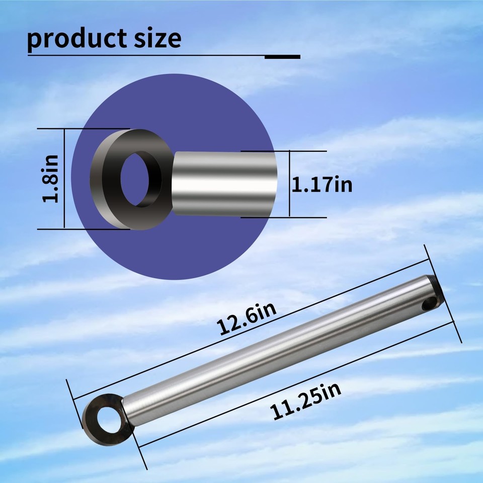 Vanshly K7870 Quick Attach Bucket Locking Pin Fit for Kubota KX040 ...