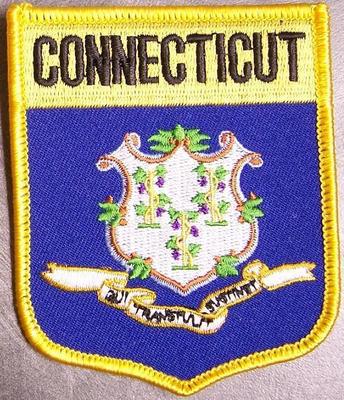 Embroidered USA State Patch Connecticut NEW bunting | eBay