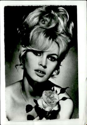 IMN02209 brigitte bardot actress with rose actor movie star film 5x7cm ...
