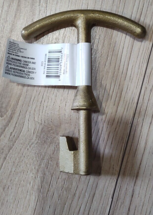Brand New- Project Source- Brass Water Meter Lid Key- 5225396 | eBay