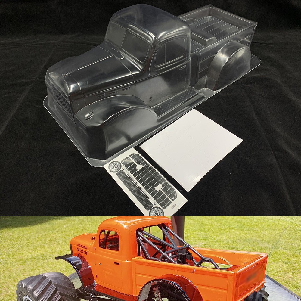 1:10 RC Clear Lexan Body Shell for Dodge "Power Wagon" Pick Up for ...