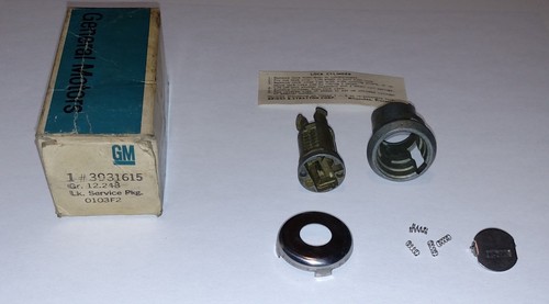GM 1968 - 1972 Chevrolet Pontiac Rear Trunk Lock Cylinder NOS Part ...