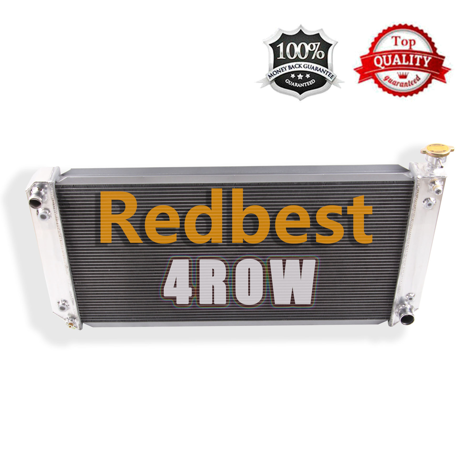 4 Row Radiator For 88-00 Chevy GMC C/K 1500 2500 3500 Pickup 5.7L 7.4L ...